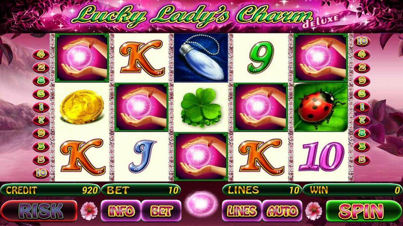 Lucky Lady Charm Demo 🍀 10 Līniju Greentube Spēle